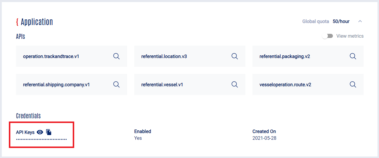 API Portal - CMA CGM